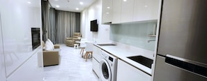 Apartamento, 1 quarto, acessível, piscina particular | Lavanderia