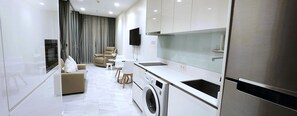 Apartamento, 1 quarto, acessível, piscina privativa | Lavandaria