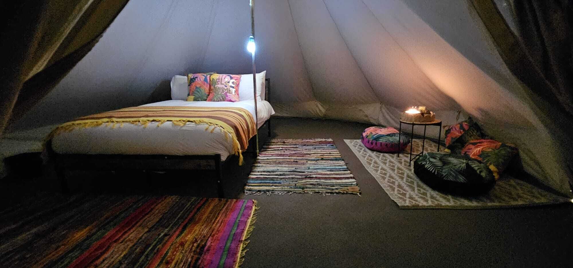 Tenda Standard, vista para o vale