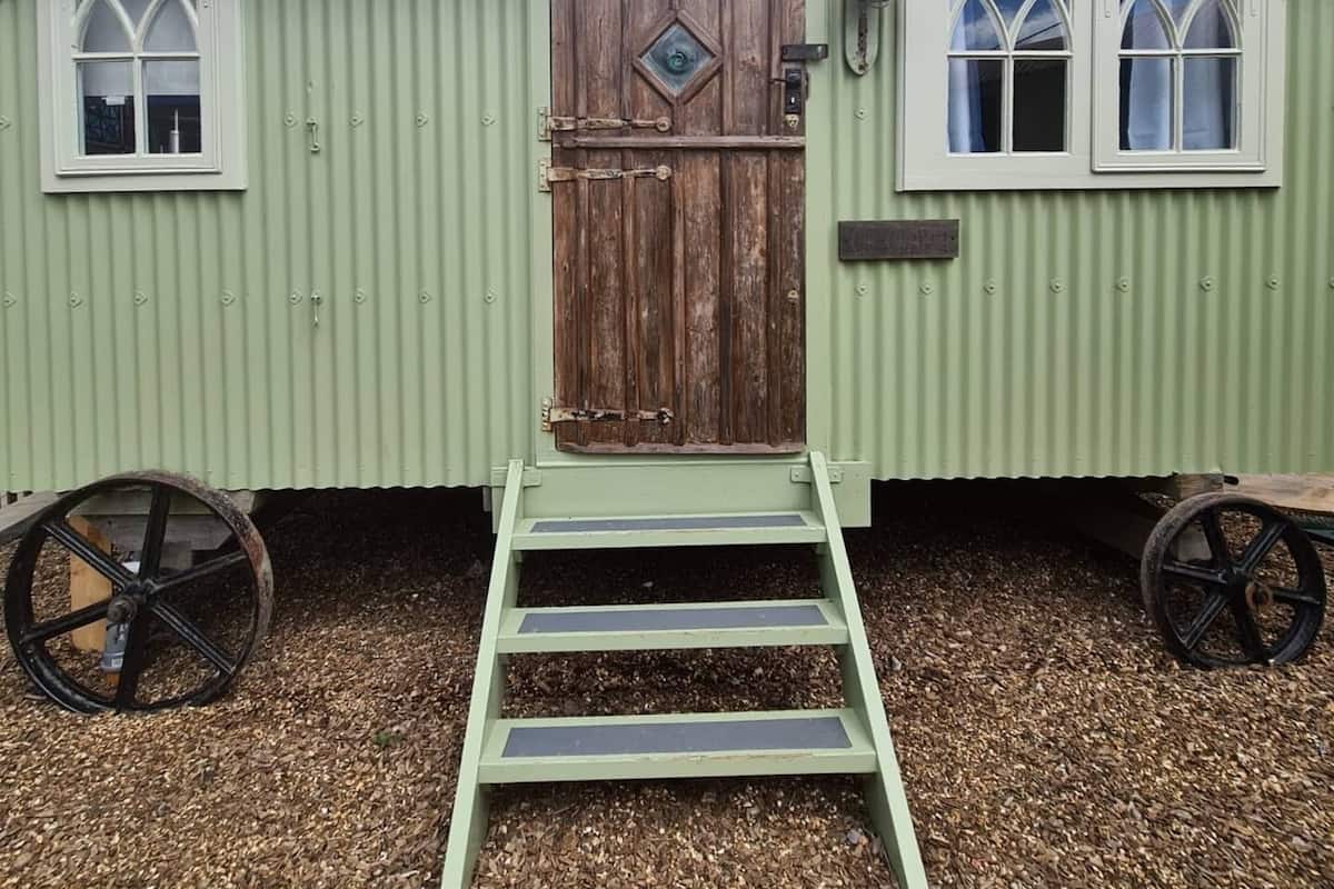 Quarto Tradicional, casa de banho anexa, vista para o pátio (Shepherds Hut Double) | Vista do alojamento