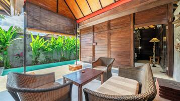 Villa Deluxe, varanda | Sala de estar