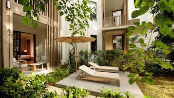 Quarto Deluxe, 2 camas individuais, terraço | Terraço/pátio interior