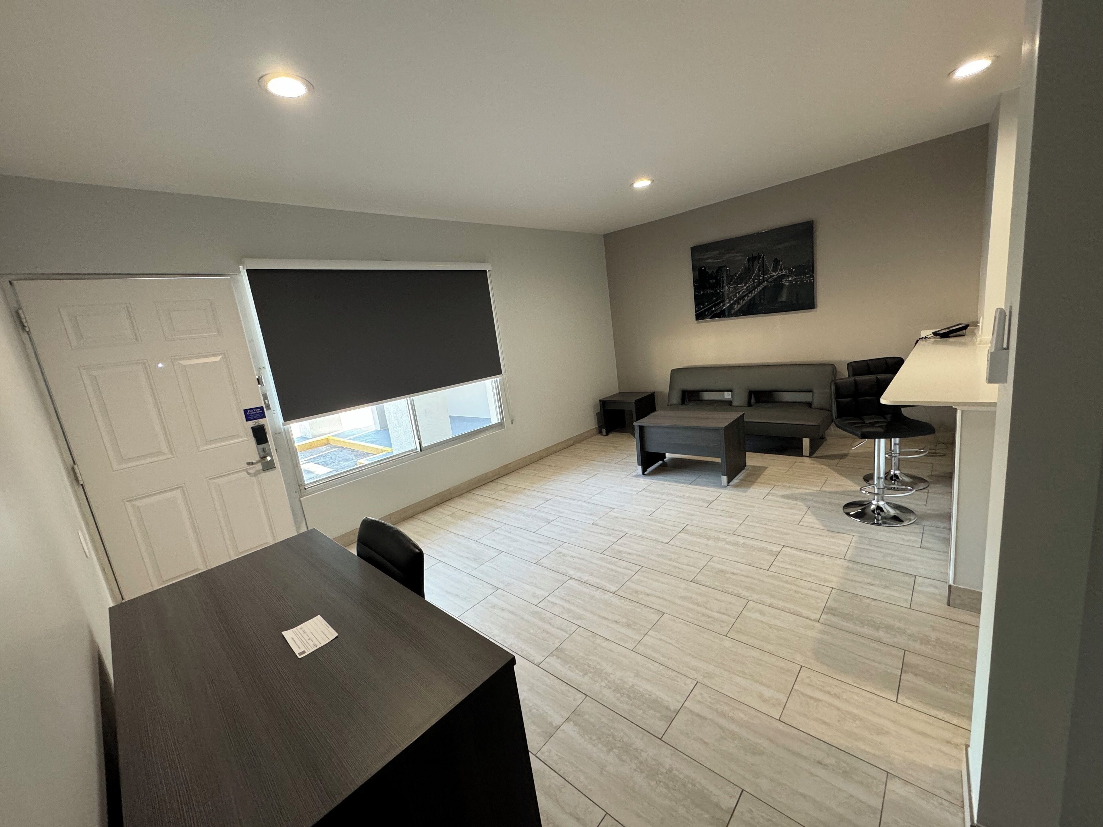 Suite-Estúdio Deluxe, 1 cama king-size, não fumadores, kitchenette | Interior