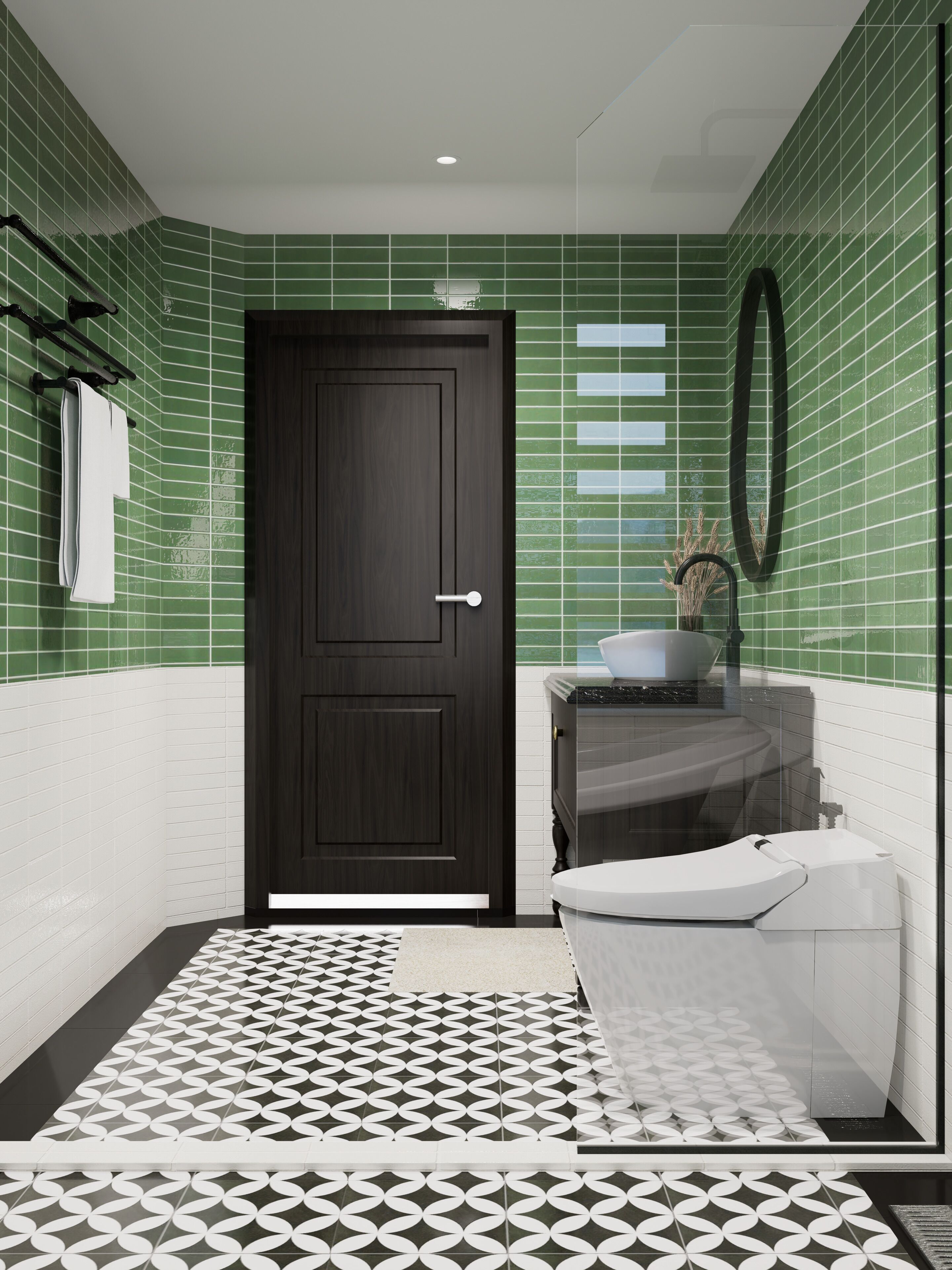 Chuveiro, produtos de toalete grátis, secador de cabelo 