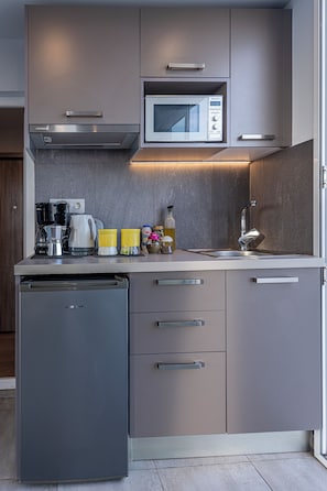 Apartamento, 1 quarto, varanda, Vista para a cidade | Interior