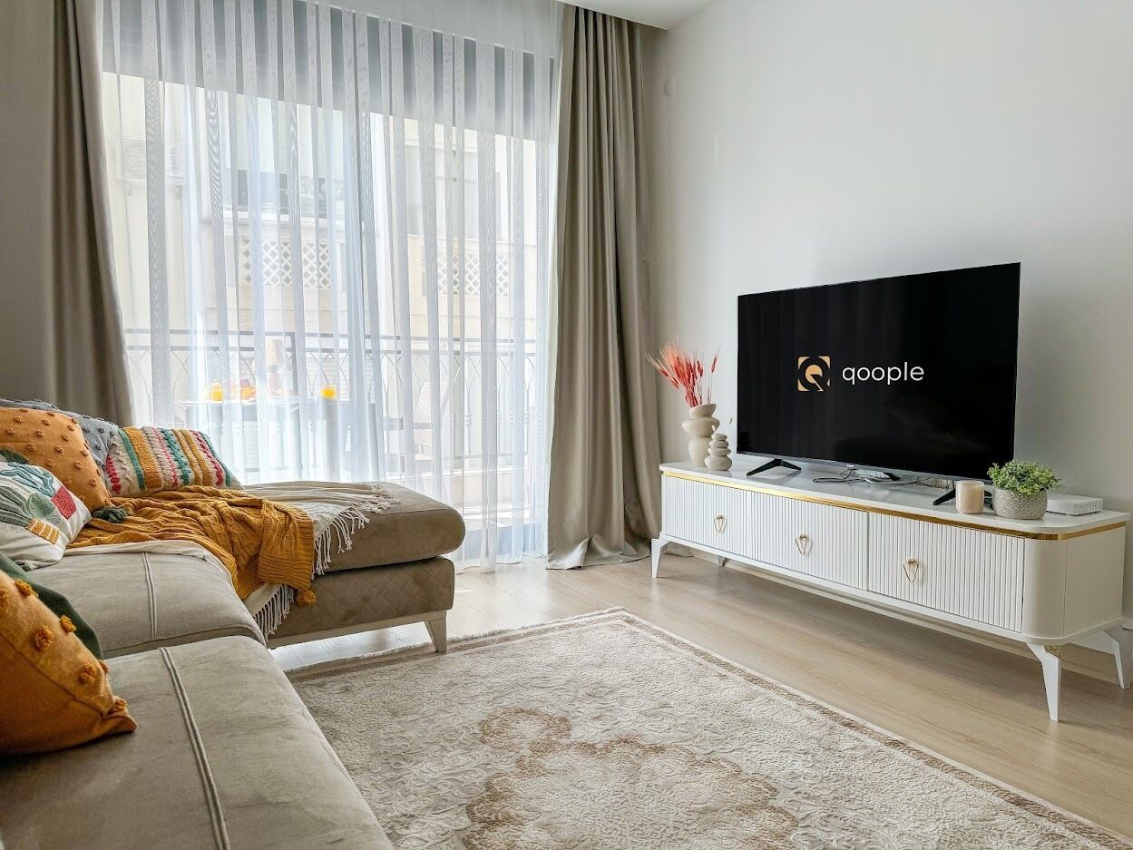 Apartment 1+1 Qoople Elize 06 Near Cleopatra Beach - Alanya