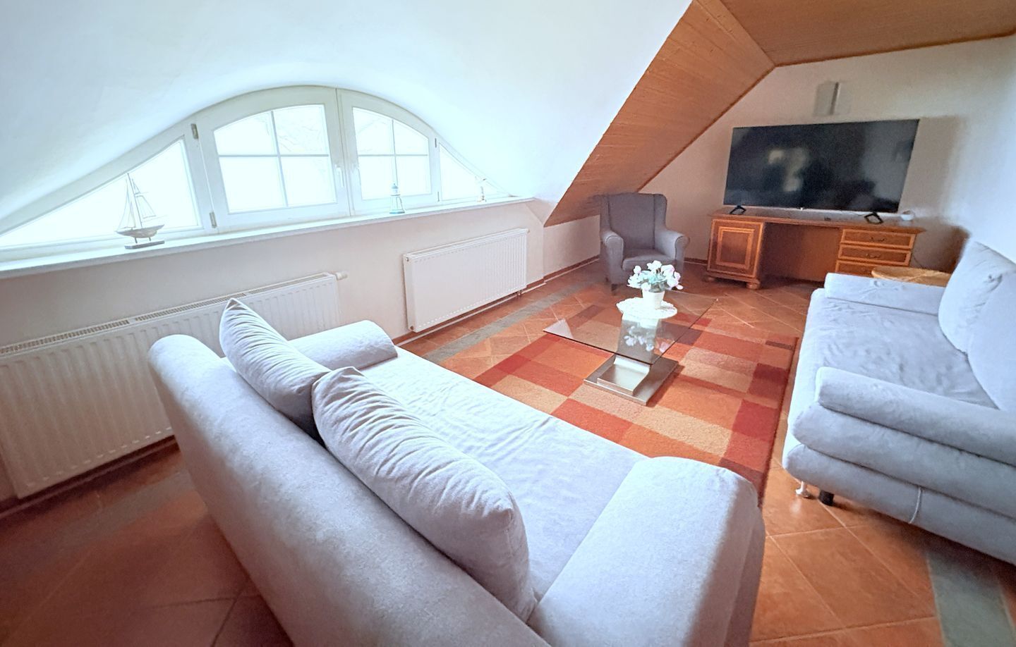 Ferienwohnung Nele 3 - Wohnung Für 4 Personen Mit Wasserblick Und Strandzugang - Wiek