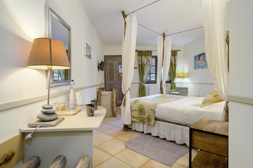 Habitación De Huéspedes «Agapanthe» Con Vistas Al Mar, Wi-fi Y Aire Acondicionado - Vence