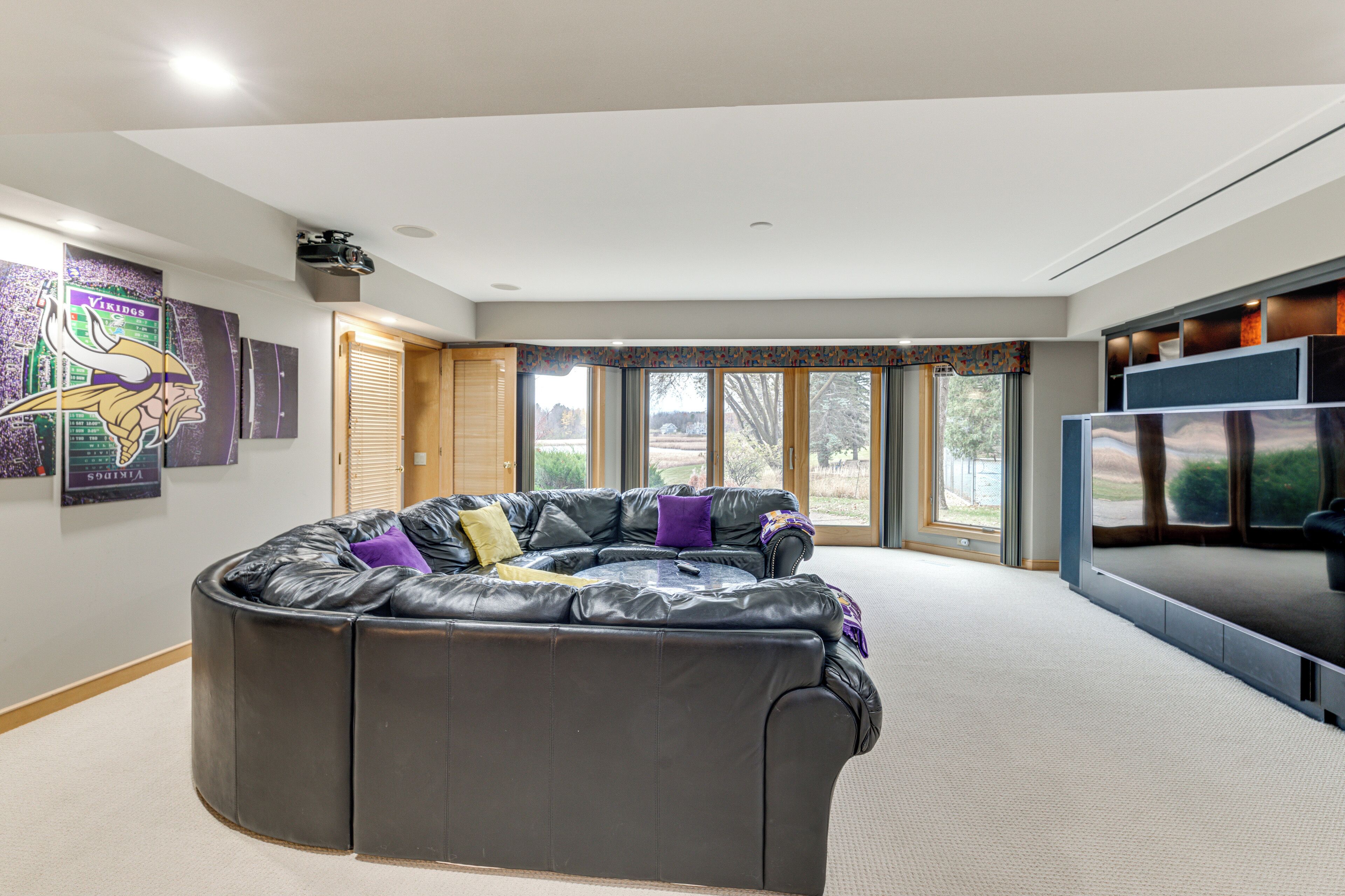 Courts, Pool & Game Room: Luxe Long Lake Estate! - Plymouth, MN