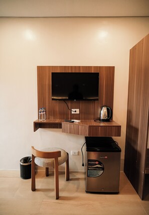 Quarto duplo premium | Escrivaninha, Wi-Fi de cortesia