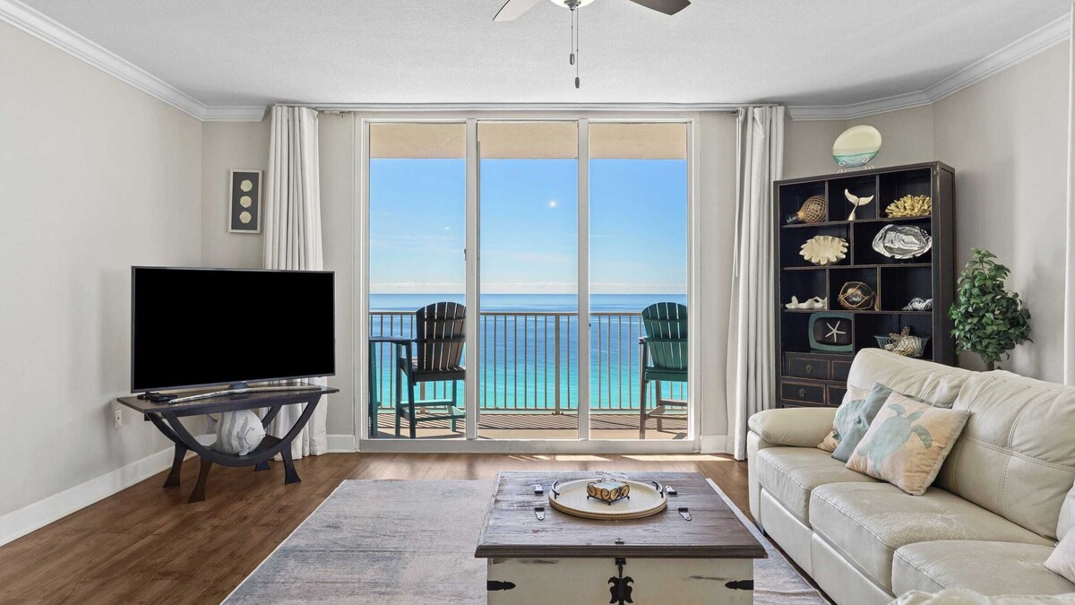 Gulf-front PCB Condo w/ Balcony, Resort Amenities, Game Room, Pools ...