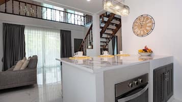 Vila exclusiva | Cozinha privada | Chaleira elétrica, torradeira