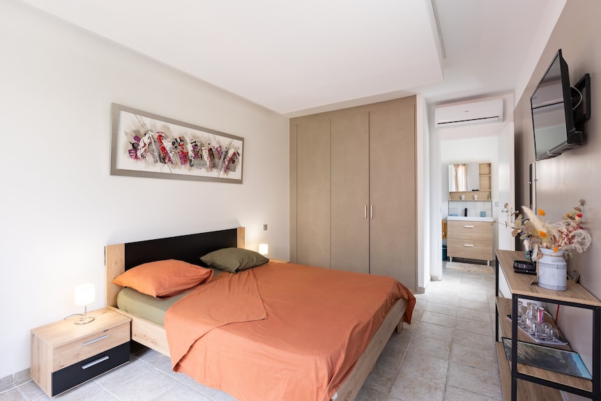 Chambre « Lotu » Avec Vue Sur La Montagne, Wi-fi Et Climatisation - Algajola