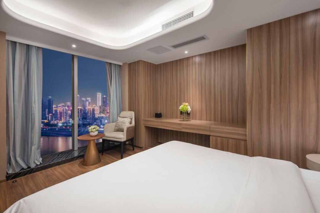 Suite Familiar, vista para o rio | Cortinas/cortinados opacos, ferro/tábua de engomar, Wi-fi grátis 