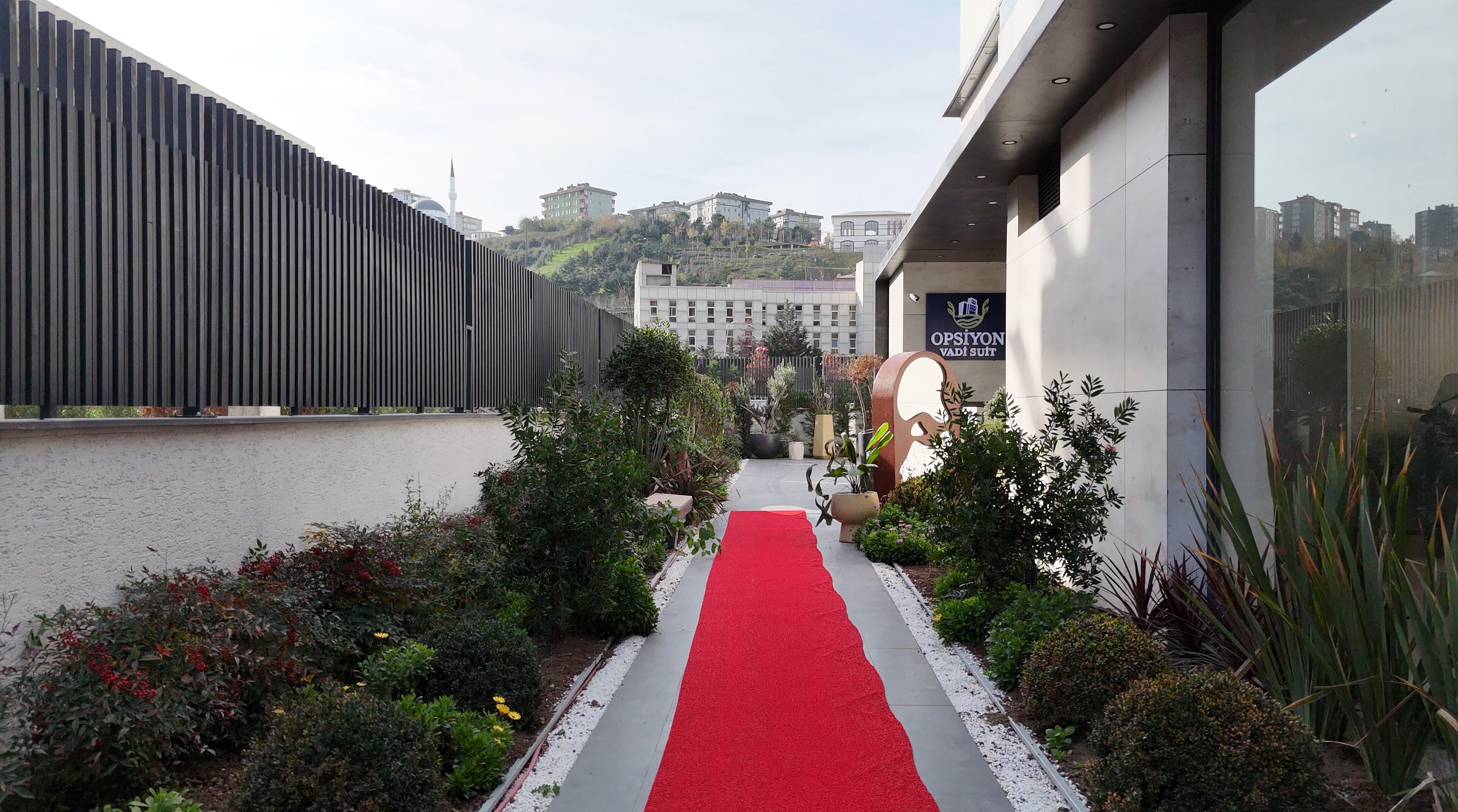 Entrada do alojamento