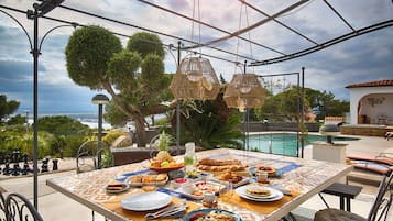 Refeições ao ar livre