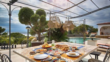 Refeições ao ar livre