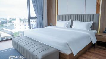 Quarto Duplo Deluxe para 1 Pessoa | Cofre no quarto, com decoração personalizada