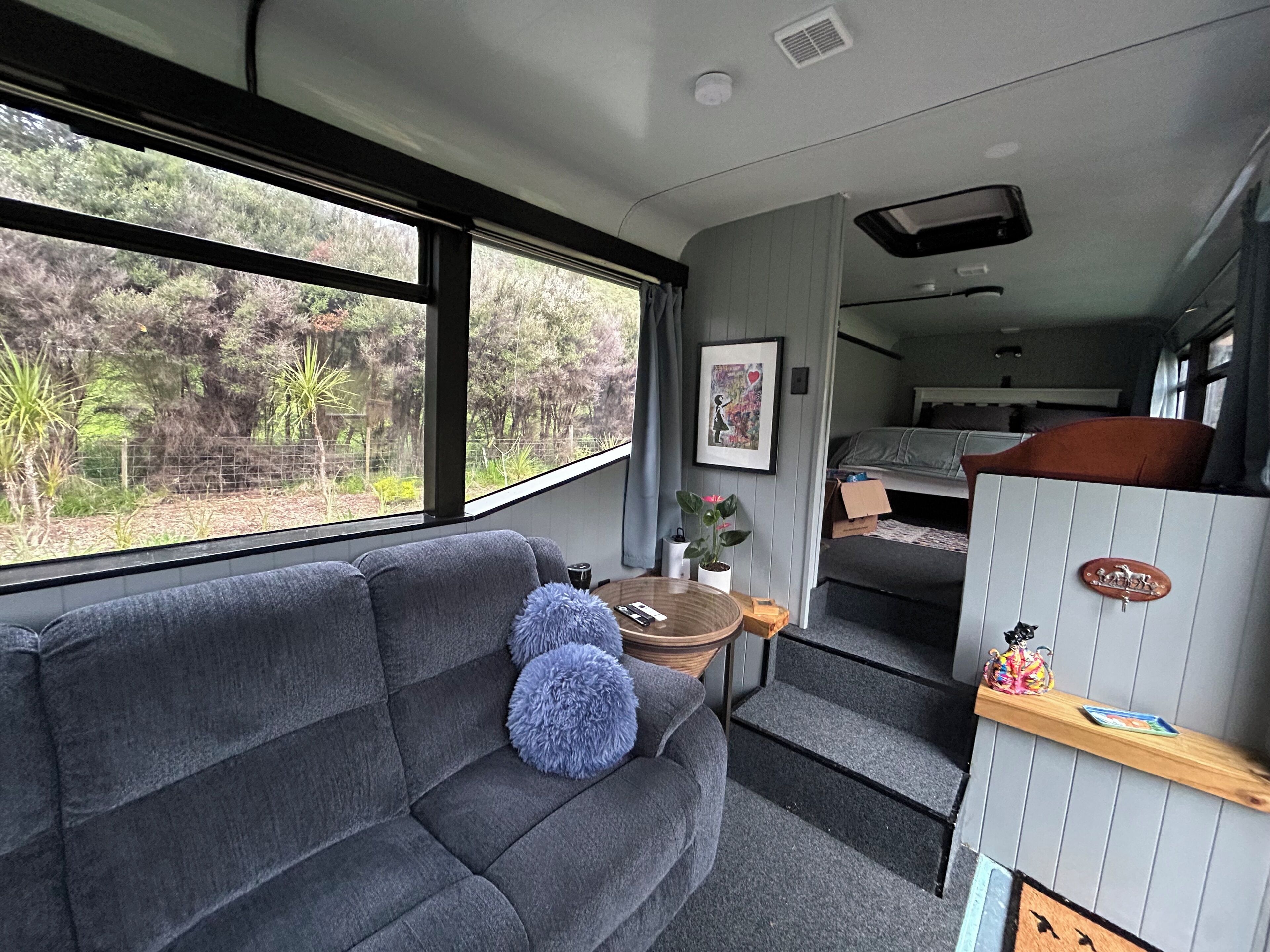 Escape To Tranquillity: The Bus Stop Your Tiny Home Bus Retreat - Wairarapa