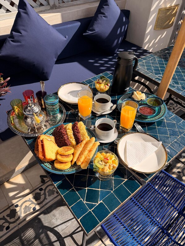 Refeições ao ar livre