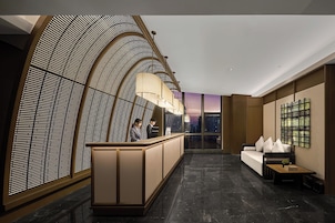 Área de estar no saguão