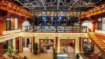 Espaço exterior para banquetes