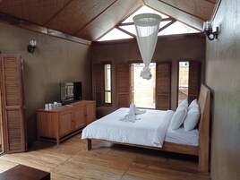 Quarto Duplo Económico, vista para o jardim | Vista do quarto