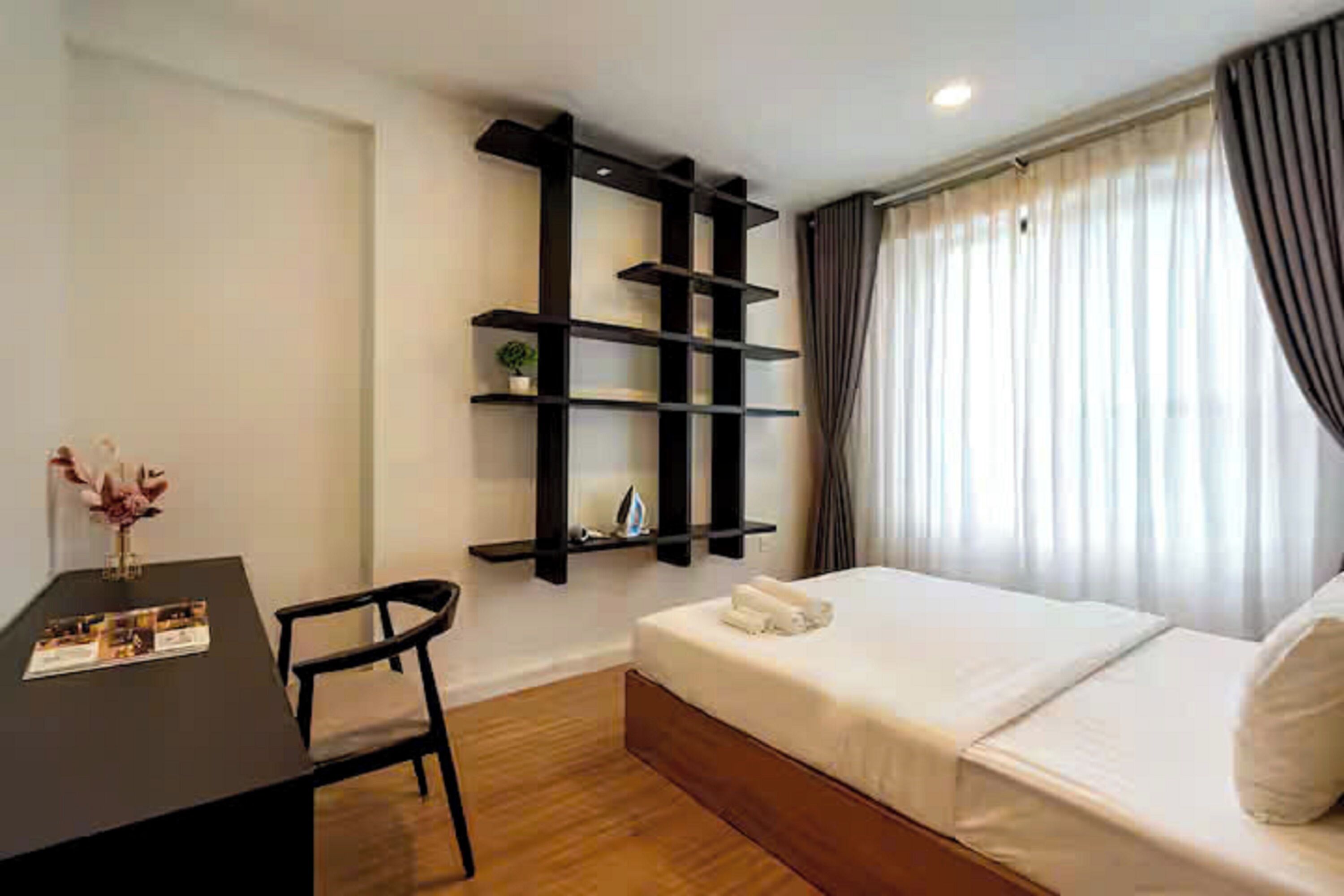 Suite Familiar, 3 quartos, Vista para a cidade, no piso executivo | Lençóis de algodão egípcio, roupa de alta qualidade, edredões de penas 