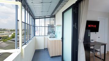 Estúdio, Vista para a cidade | Terraço/pátio interior