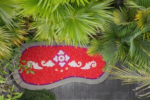 Vila, 1 quarto, vista para a piscina | Piscina particular