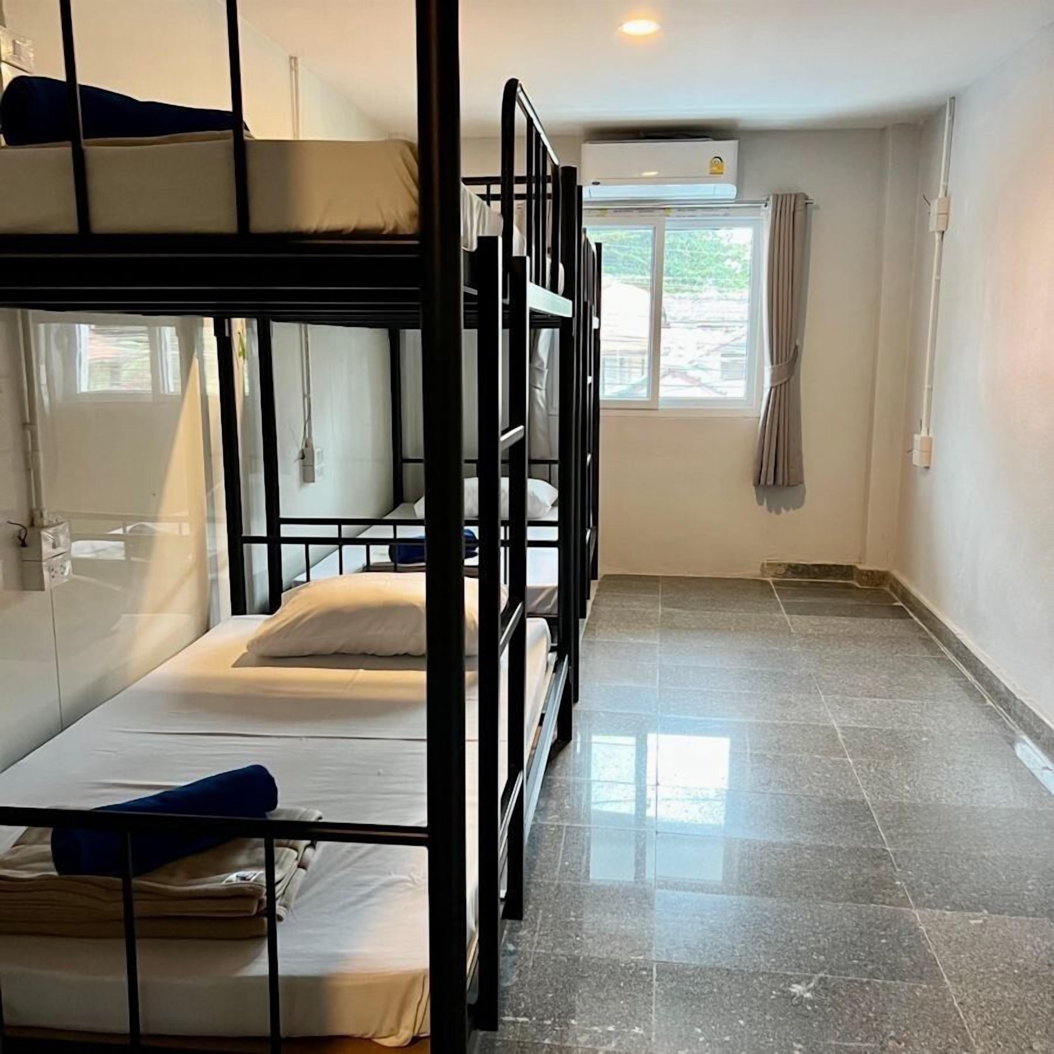 Dormitório Partilhado, Vista para a cidade | Roupa de cama fornecida 