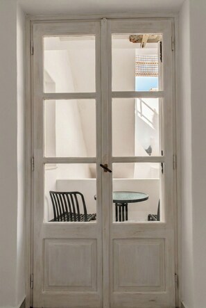 Quarto Triplo Básico, varanda | Vista do quarto