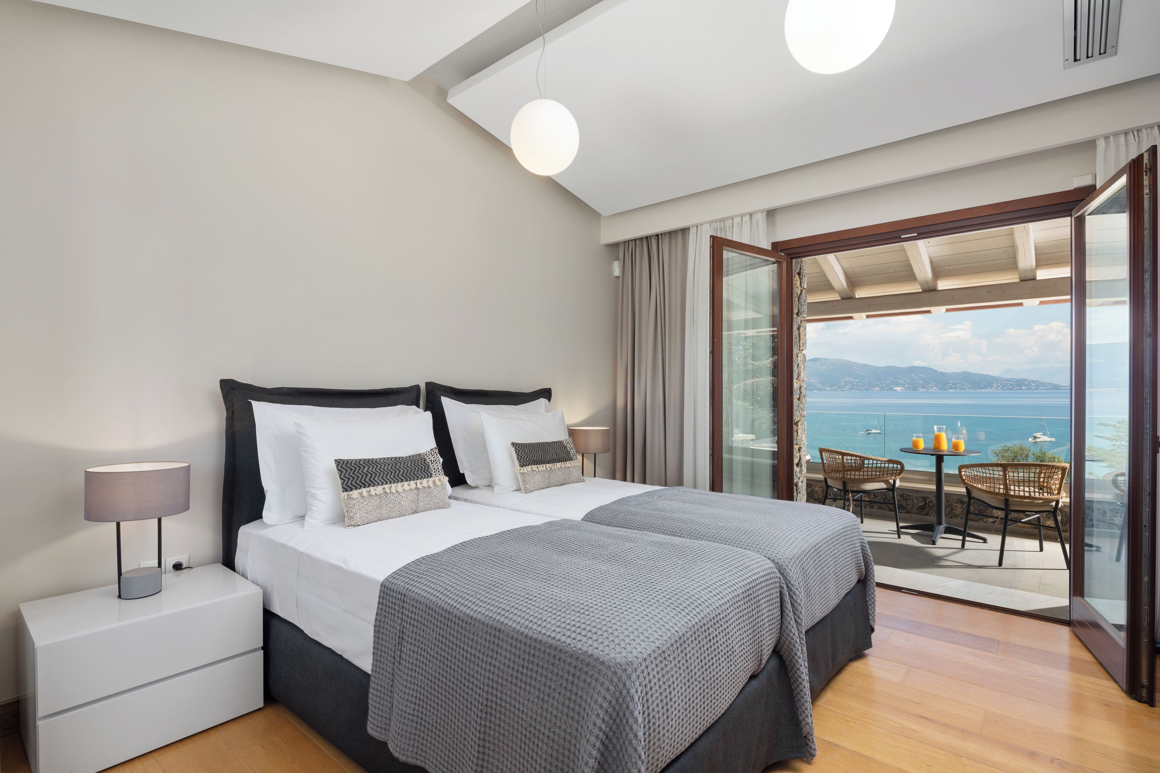 Villa, vista para o mar | Ferro/tábua de engomar, Wi-fi grátis, roupa de cama fornecida 