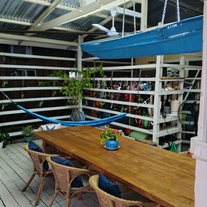 Casa Signature, 3 quartos, pátio, vista para o mar | Terraço/pátio interior