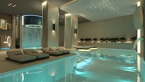 Sala(s) para tratamentos a casais, sauna, banheira de hidromassagem 