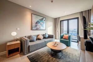 Suite Nobre, 1 quarto, acesso ao Club Lounge, Vista para a cidade | Lençóis de algodão egípcio, roupa de alta qualidade, edredões de penas