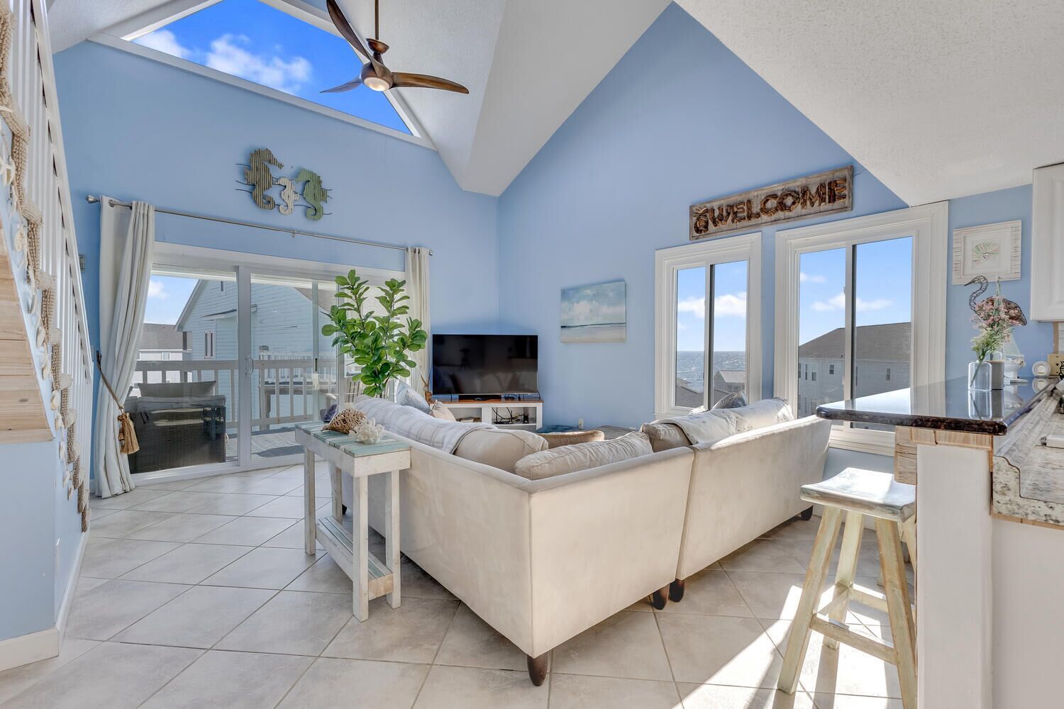 Paradise Found - Pet Friendly Home With Ocean & Marsh Views! - Carolina Beach, NC