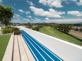 Terraço no piso superior