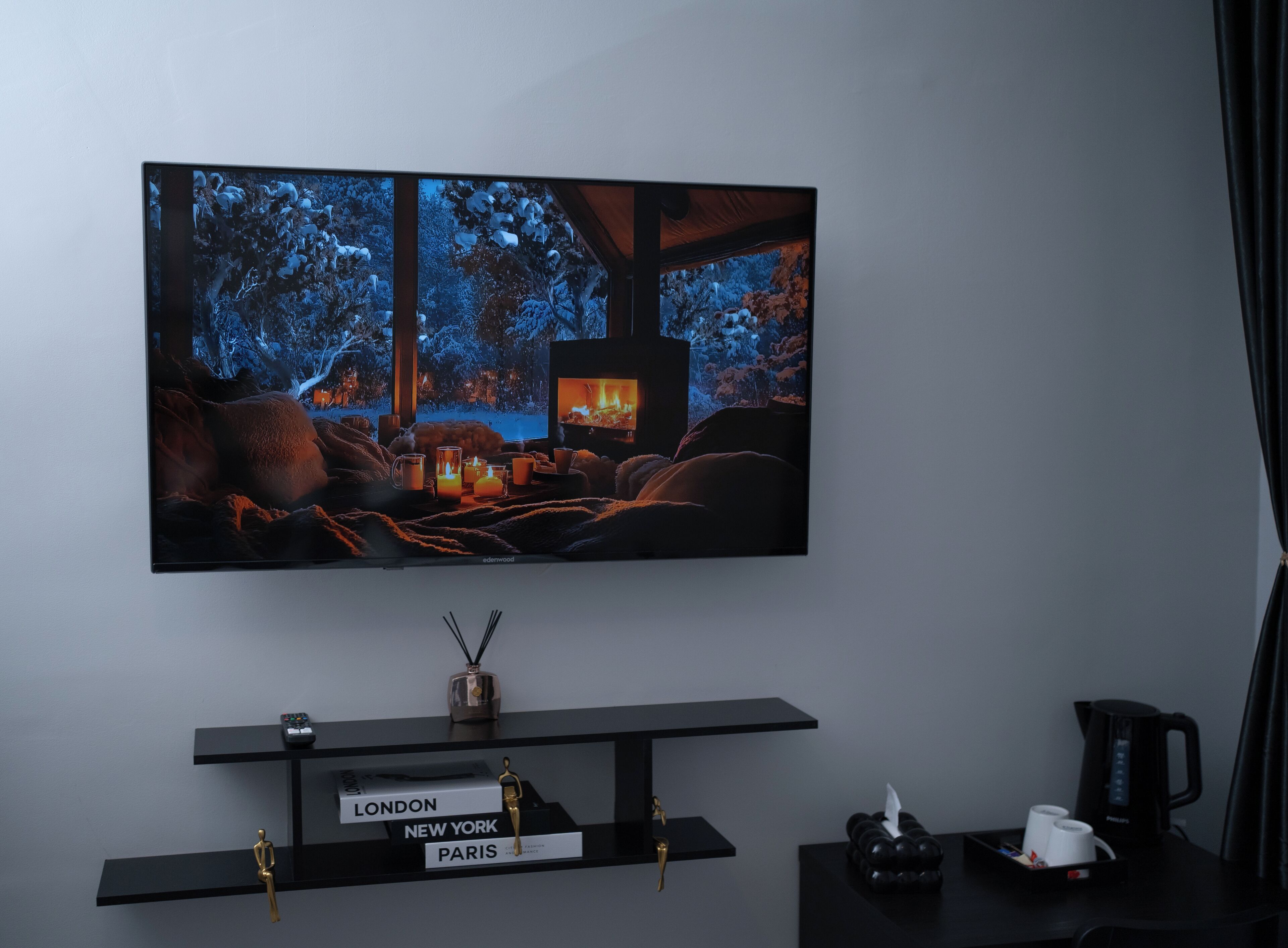 Quarto Duplo Comfort, Vista para a cidade | Cofre no quarto, secretária 