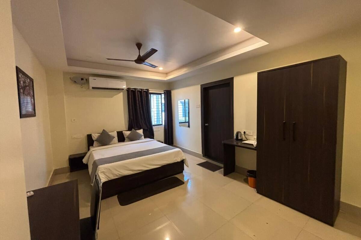 Quarto casal ou duplo luxo | Escrivaninha, Wi-Fi de cortesia, acesso para cadeiras de rodas