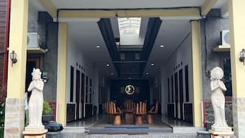 Entrada do alojamento