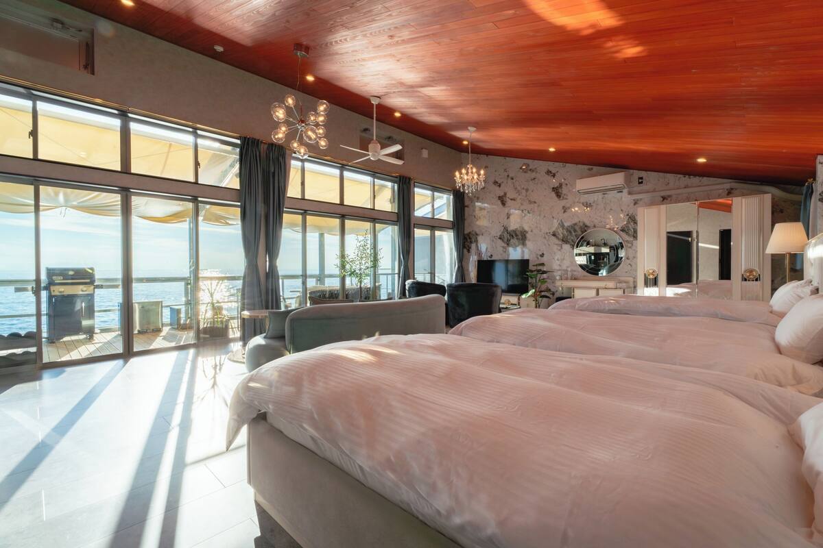 Quarto Triplo Executivo, varanda, vista para o oceano (Sunset) | Wi-fi grátis