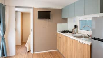 Casa Móvel Standard | Cozinha privada | Um frigorífico/congelador grande