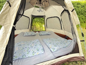 Barraca | Wi-Fi de cortesia, roupa de cama