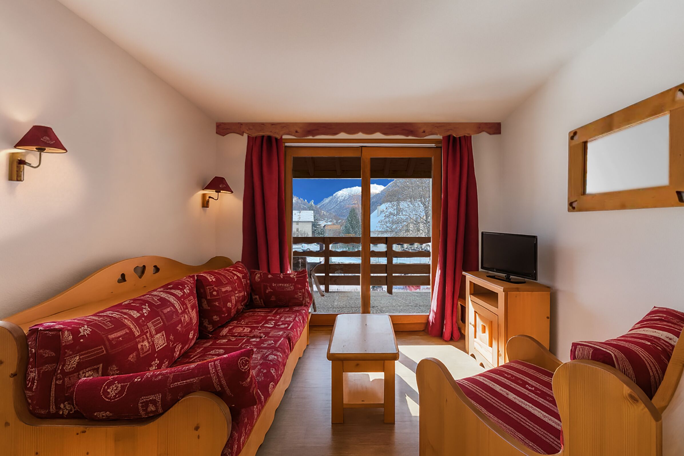 Appartement Abriès 6 Personnes, Résidence Les Balcons Du Viso, Piscine, Jacuzzi - Abriès