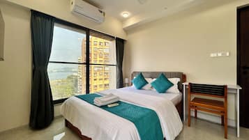 Quarto Duplo Deluxe, Vista para a cidade | Wi-fi grátis