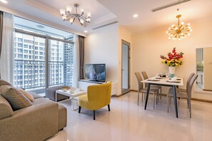 Apartamento, 2 quartos, Vista para a cidade | Ferro/tábua de engomar, Wi-fi grátis