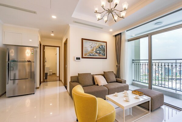 Apartamento, 2 quartos, Vista para a cidade | Ferro/tábua de engomar, Wi-fi grátis