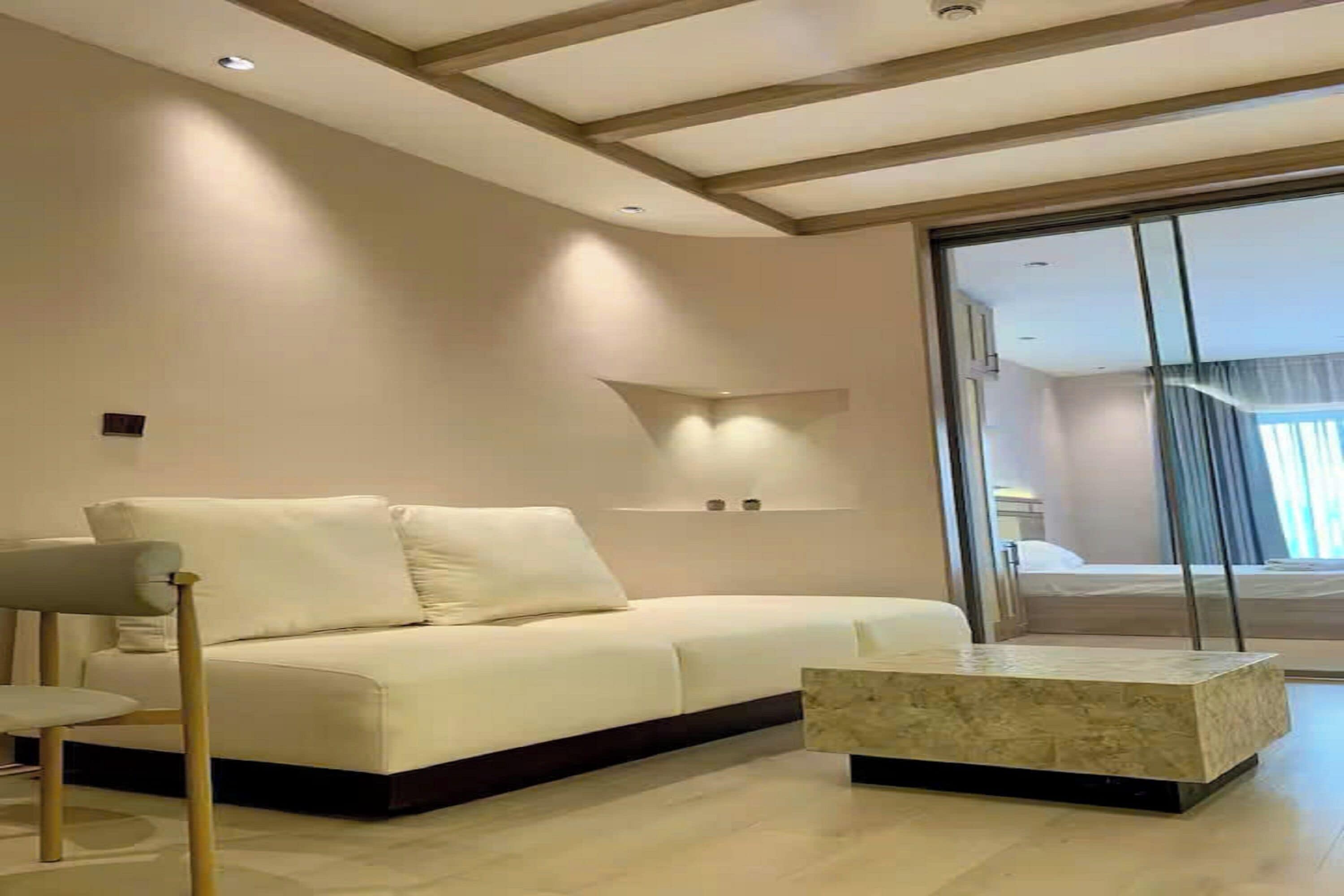 Suíte grand, 1 quarto, acesso ao Club Lounge, vista para a cidade | Roupas de cama de algodão egípcio, roupas de cama premium