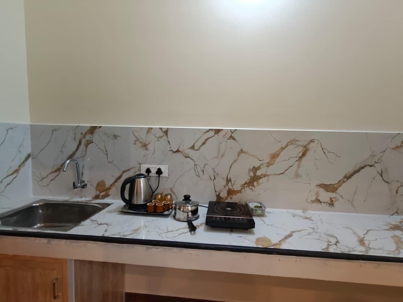 Suite de Luxo, vista para a montanha | Cozinha privada